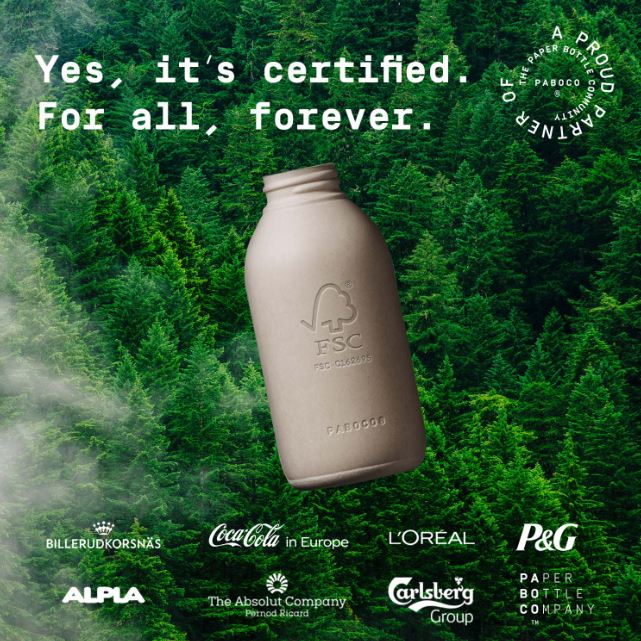 FSC 인증 포장재 파보코(Paboco) 종이병 | Forest Stewardship Council